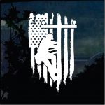 Lineman Weathered Flag Decal Sticker – Custom Sticker Shop