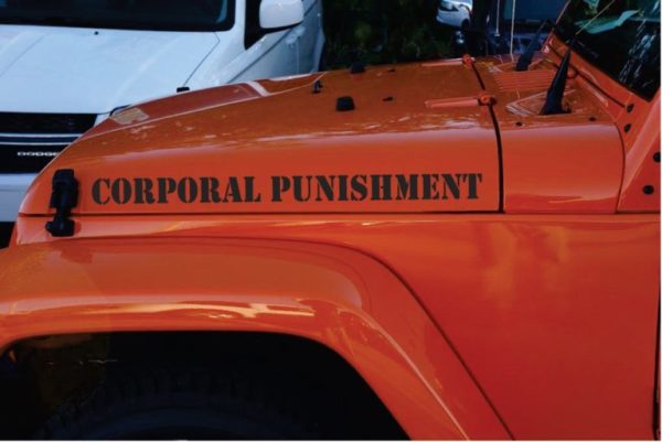 Corporal Punishment – Custom Sticker Shop