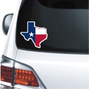 Truck Decal Sticker – Texas State Map Flag | Custom Made In the USA ...