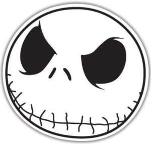Jack Skellington Head Decal Sticker Custom Made In The Usa Fast
