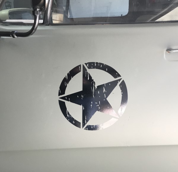 Jeep star | Custom Sticker Shop