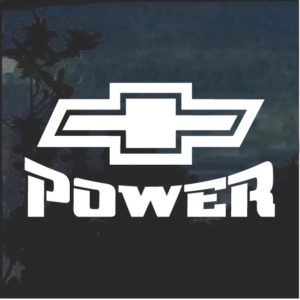 Chevy Power v2 Chevy window decal sticker | MADE IN USA