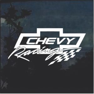 Chevy Racing 1 Chevy Window Decal Sticker | Custom Made In the USA ...