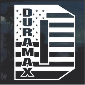 Duramax D Flag Decal Sticker For Cars And Trucks | Custom Made In the ...