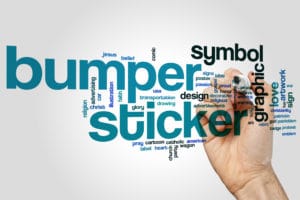 10 of the Most Popular Bumper Stickers of All Time (& What They Really ...