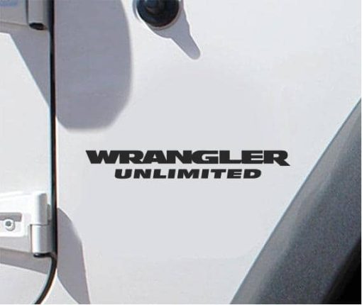 Jeep Decals – Jeep Wrangler Unlimited Fender Set of 2 – 7 ” X 0.95 ...