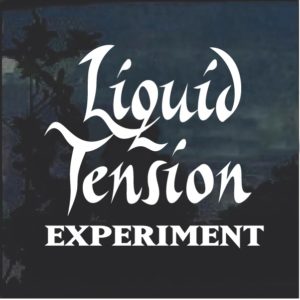 Liquid tension experiment window decal sticker | Custom Sticker Shop