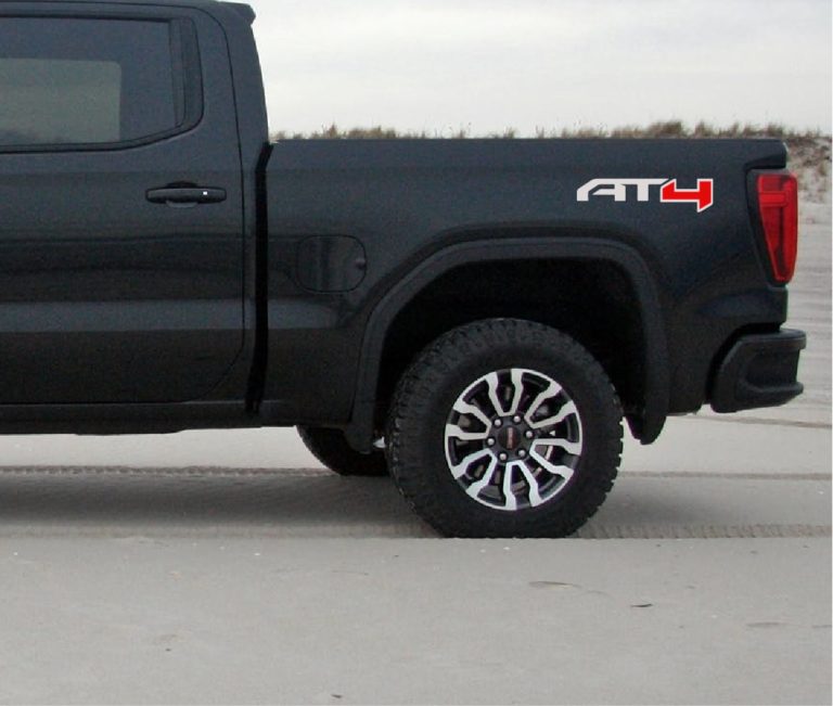 Gmc At4 4×4 Decal Sticker | Custom Made In the USA | Fast Shipping