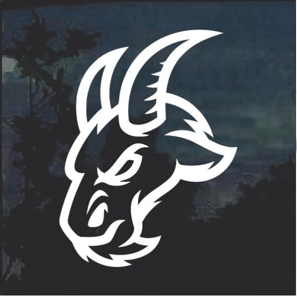 Goat Head Window Decal Sticker For Cars And Trucks | Custom Made In the ...