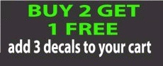 Decal Stickers | Buy 2 Get 1 Free | Made In USA