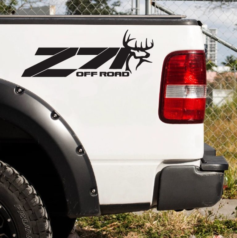 Chevy Z71 off road deer antler 4×4 decal sticker | MADE IN USA