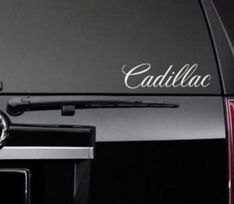 Cadillac Decal Sticker | Custom Made In the USA | Fast Shipping
