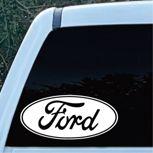 Ford Oval Logo Window Decal Sticker | Custom Made In the USA | Fast ...