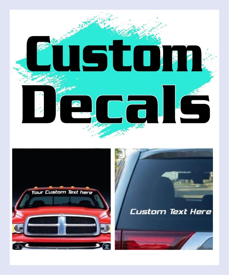 Custom Sticker Shop – Vinyl Window Decals, Truck Graphics, Jeep ...
